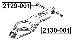Alignment Cam Bolt FEBEST 2129-001 OEM 30741284 | eBay