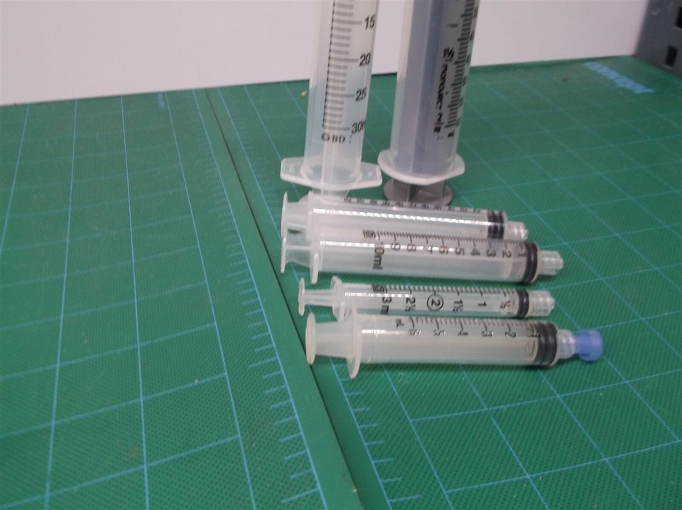 3, 6, 10, 12, 30, 60 ml syringes for projects, hobby, crafting | eBay