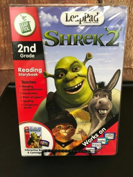 LeapFrog LeapPad 2nd Grade Reading Storybook Shrek 2 Book for sale ...
