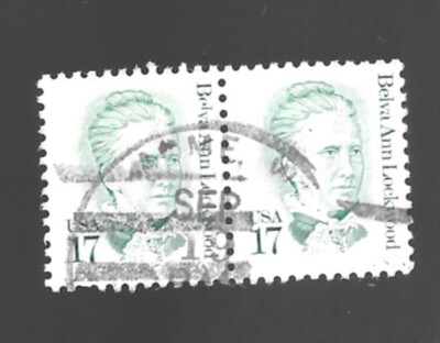 US Scott # 2178, Belva Ann Lockwood, 1986 17¢ Stamp, USED PAIR | eBay