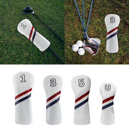 Golf Club Head Cover Golf Shaft Protector Easy on Off Golf Accessories ...