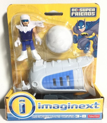 Fisher Price - Imaginext - DC Super Friends - Captain Cold & Ice Cannon ...