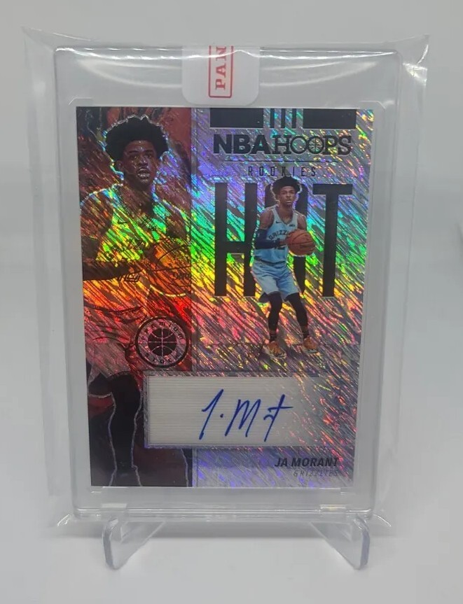 2019 Ja Morant Hoops Premium Rookie Hot Signatures Shimmer PSA 10 Auto ...