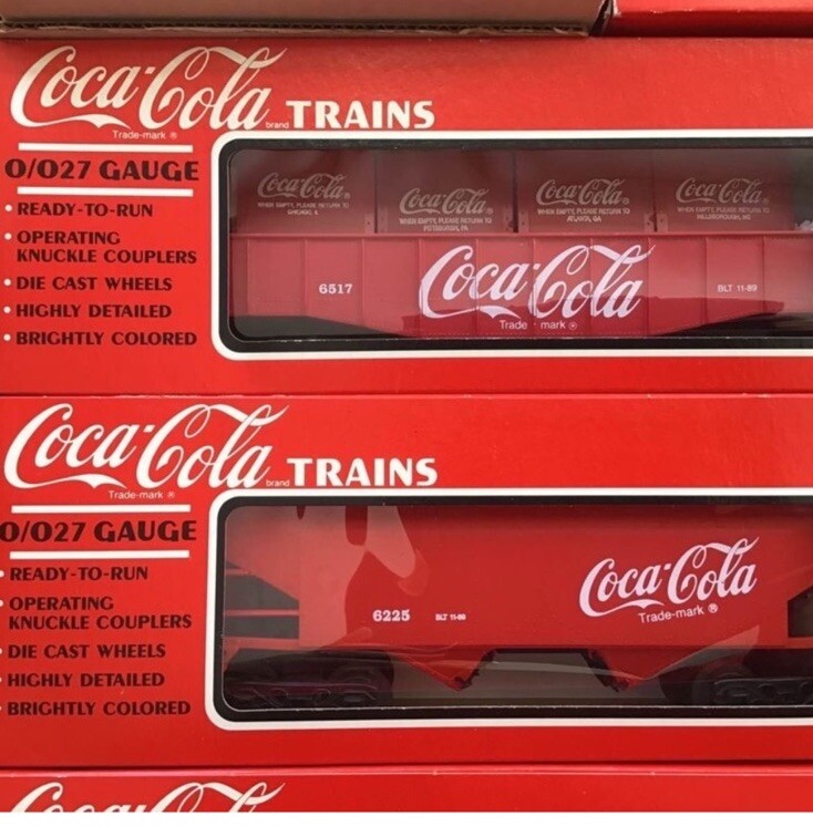 K-Line ~ Coca-Cola "0" gauge train set 7-unit electric train set k-1907 ...