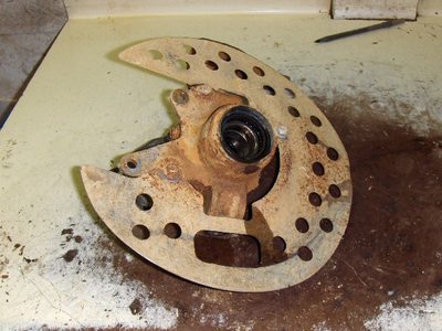 YAMAHA 600 GRIZZLY ATV LEFT AND RIGHT FRONT KNUCKLES ( GOOD BEARINGS ...