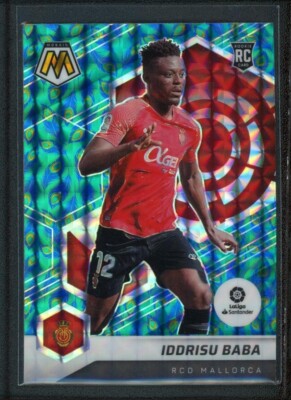 2021-22 IDDRISU BABA PANINI MOSAIC LALIGA SANTANDER PEACOCK ROOKIE RC ...