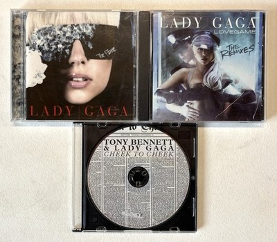 3x Lady Gaga CD Lot (The Fame, Love Game: The Remixes & Cheek To Cheek ...