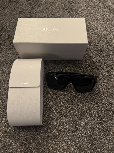 PRADA Sunglasses SPR 09Y Black with box Authentic | eBay