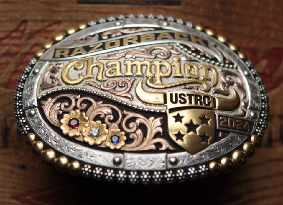 Gist USTRC CHAMPION 2024 Western Trophy Cowboy Belt Buckle | eBay