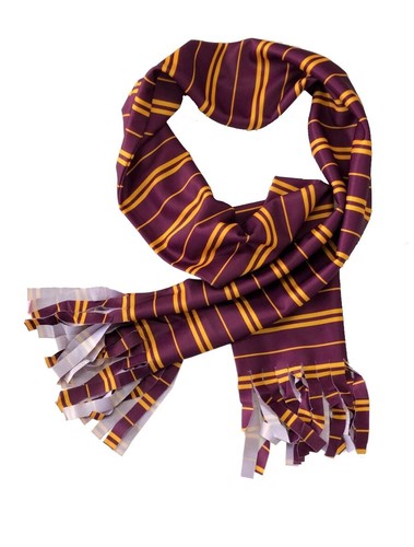 Maroon And Yellow Wizard Harry Potter Style Scarf | eBay UK
