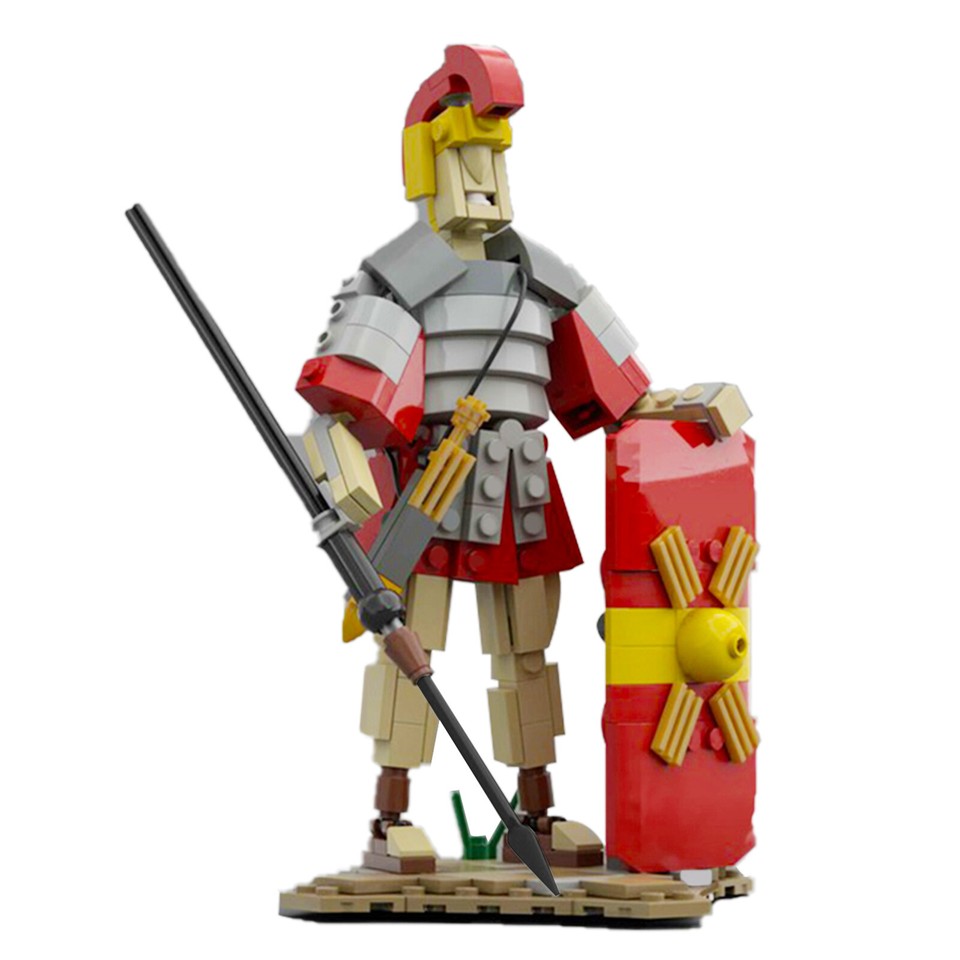 Roman Legionary Soldier Model Building Toys Sets & Packs 213 Pieces MOC ...