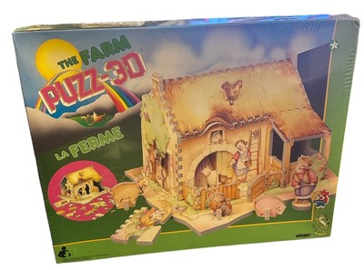 Wrebbit Puzz 3D The Farm House Jigsaw Puzzle 55 Pieces NEW Back Home ...