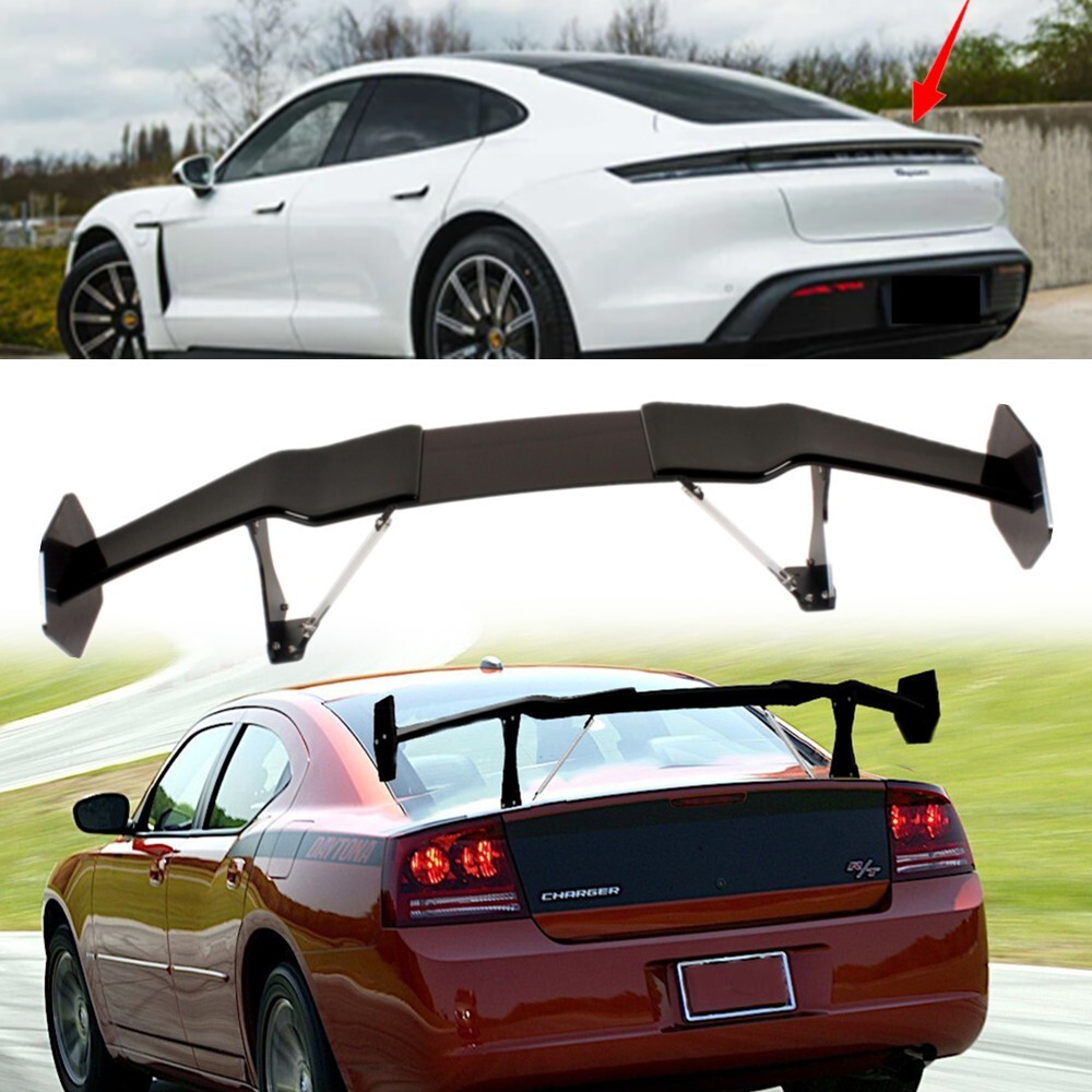Rear Spoiler Racing GT Ducktail Style Wing Glossy Black Fit For Porsche ...