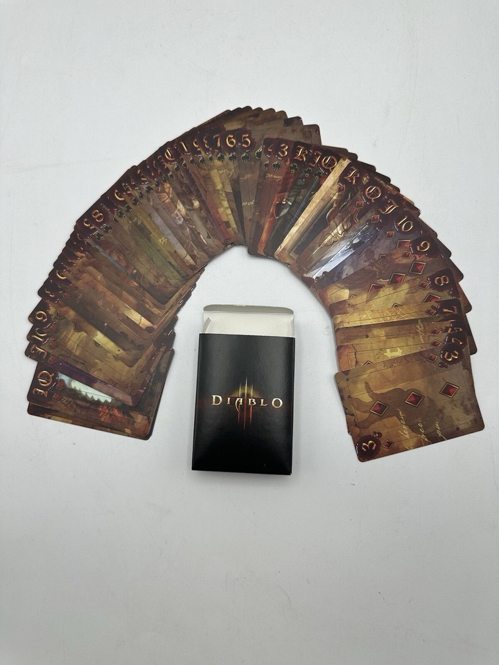 Diablo III 3 Collector’s Poker Cards Set Blizzard Blizzcon Exclusive ...