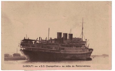 Vintage Photo Postcard of SS Champollion Djibouti, East Africa #1256 | eBay