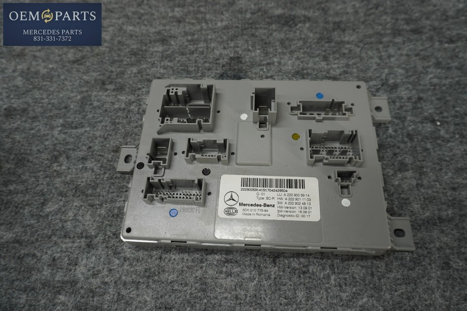 REAR TRUNK FUSE RELAY BOX SAM MODULE UNIT MERCEDES W205 C43 C300 OEM | eBay