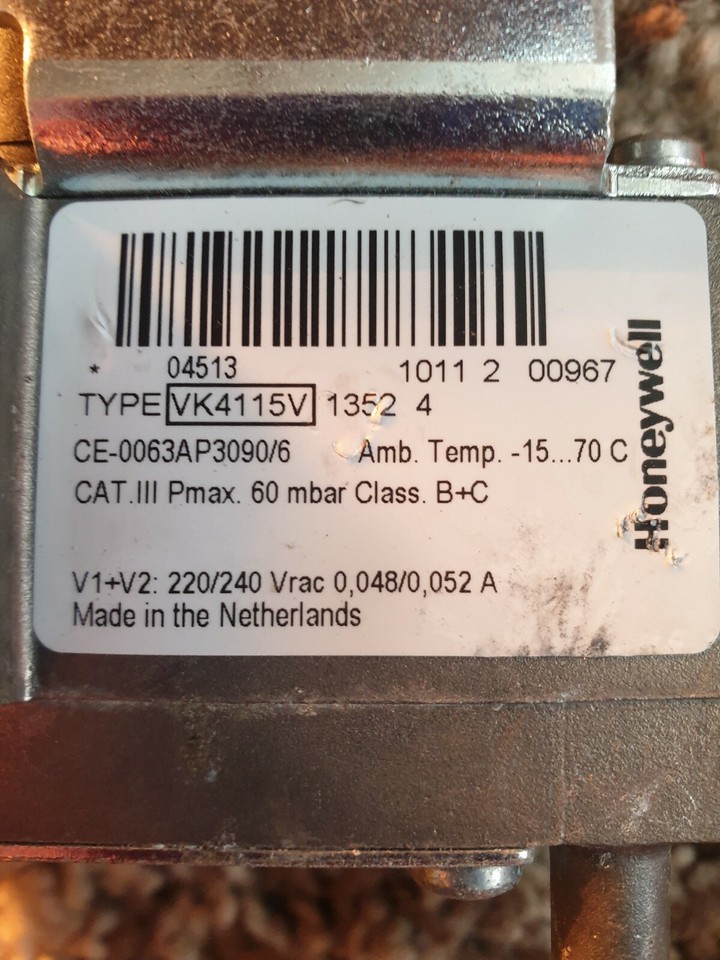Honeywell VK4115V 1352 4 used gas valve | eBay
