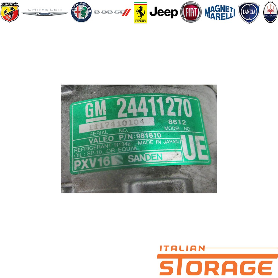 Opel Signum Vectra Saab 9.3 Alfa 159 Air Conditioning Compressor Sanden ...