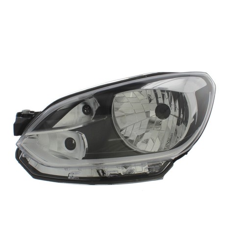 Headlight H4 PY21W W21/5W Left Side Chrome Surround For VW Up! 12-2012/ ...