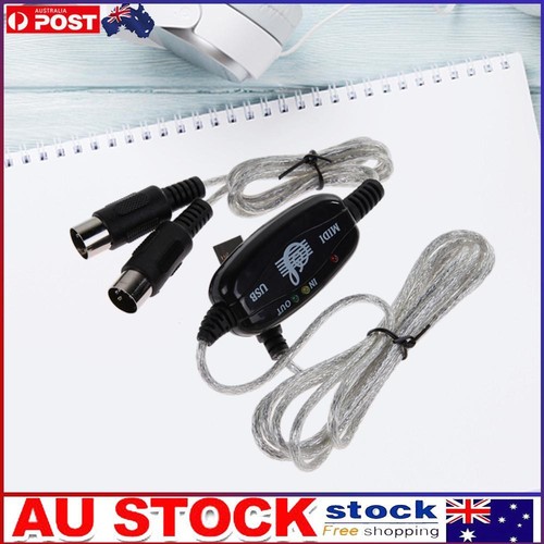 6FT PC USB to MIDI Keyboard Interface Converter Cable Cord | eBay
