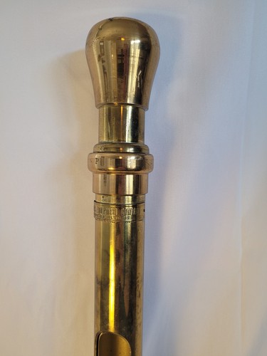 Antique Brass Farm Grain Probe Burrows Equipment Co Evanston Illinois ...