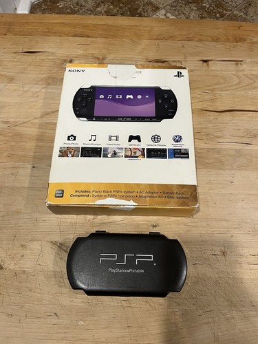 Sony PSP 3001 Black Original Box & 7 Games Tested | eBay