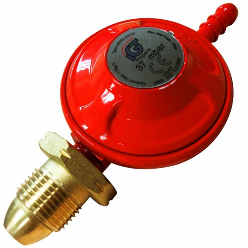 Compact Propane Gas Regulator Caravan Motorhome 37mbar - Fits Color Gas ...
