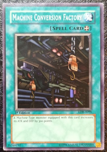 Yu-Gi-Oh! Machine Conversion Factory LOB-A096 1st Edition Common | eBay