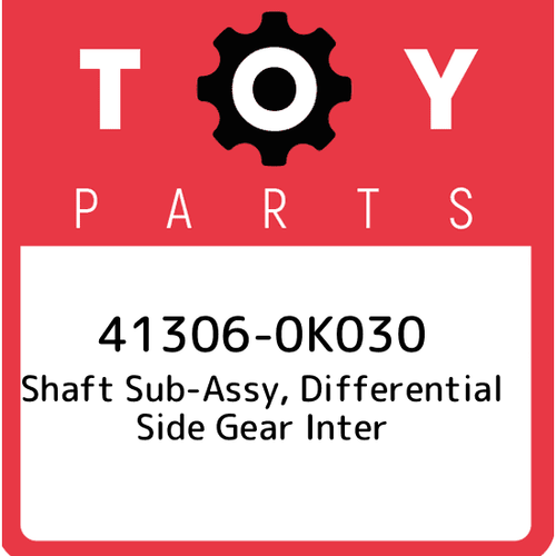 41306-0K030 Toyota Shaft sub-assy, differential side gear inter ...