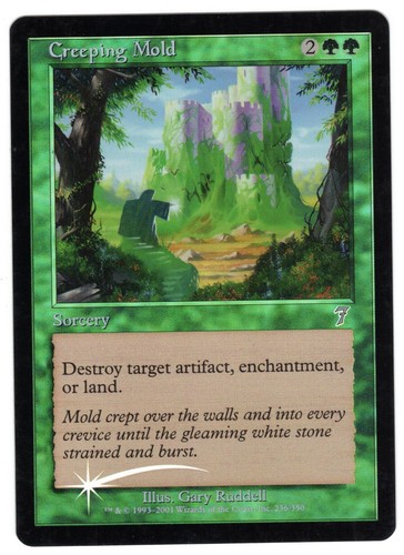 Magic-Style MTG - Creeping Mold - English 7th Seventh Edition FOIL - EX ...