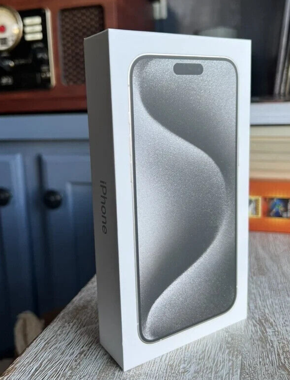 Genuine Empty iPhone 15 Pro Empty Box without accessories - White ...