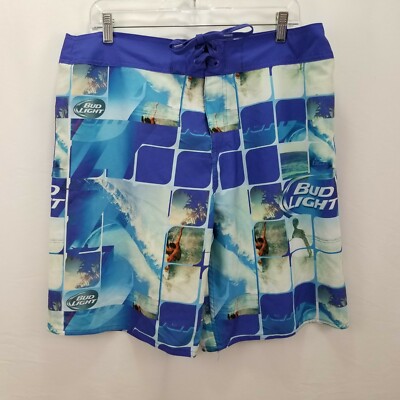 Bud Light Swim Trunk Board Shorts Large 40-42 | eBay