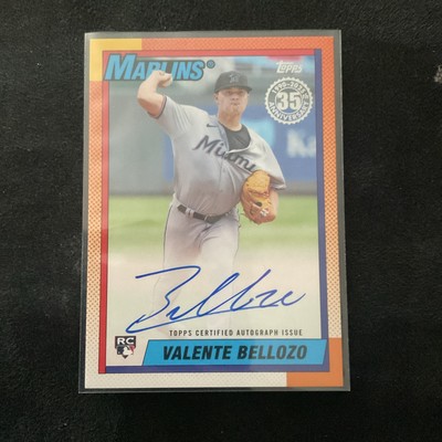 2025 Topps Series 1 #90A-VB Valente Bellozo 1990 Auto Marlins RC | eBay