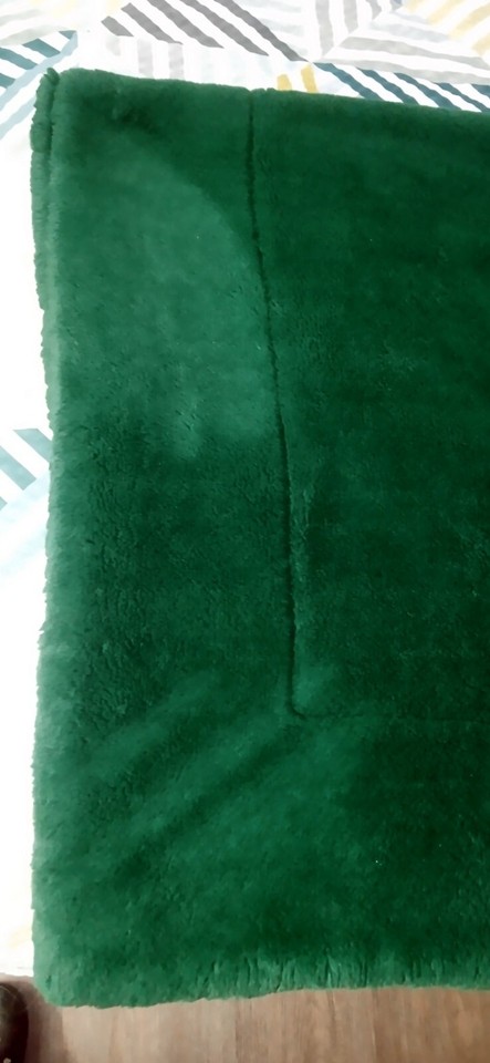 Thick Plush Green Throw Blanket - Queen | eBay