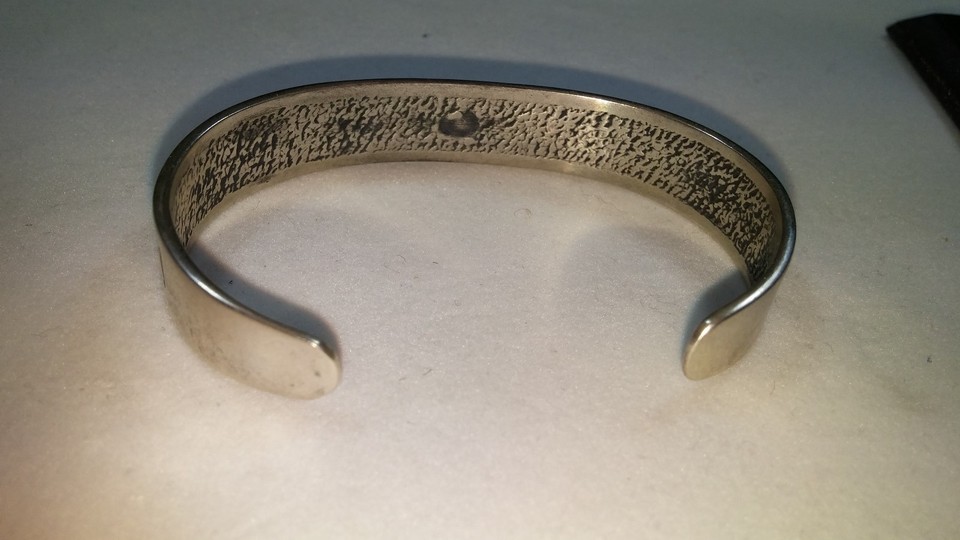 Sterling Roderick Tenorio Southwestern Cuff Accented with 14k Gold | eBay