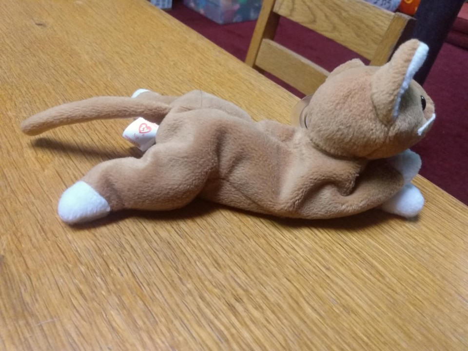 TY Beanie Baby Nip The Cat #4003 1993 w/ TAG ERRORS PVC Pellets RARE | eBay