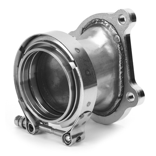 CT26 Downpipe Turbocharger Flange Stainless Steel 4 bolt to 3" V band ...