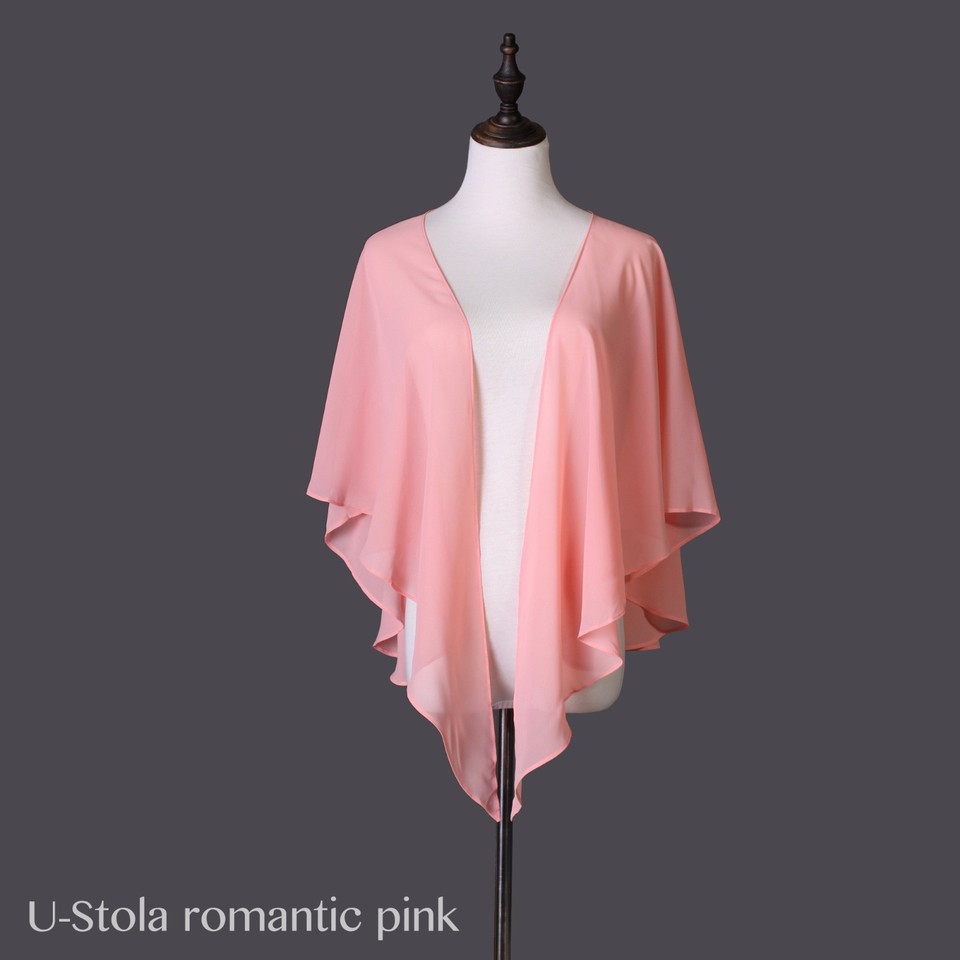 U-Form Stola Schal Tücher Stolen Hochzeit Freizeit Party chiffon Trends ...