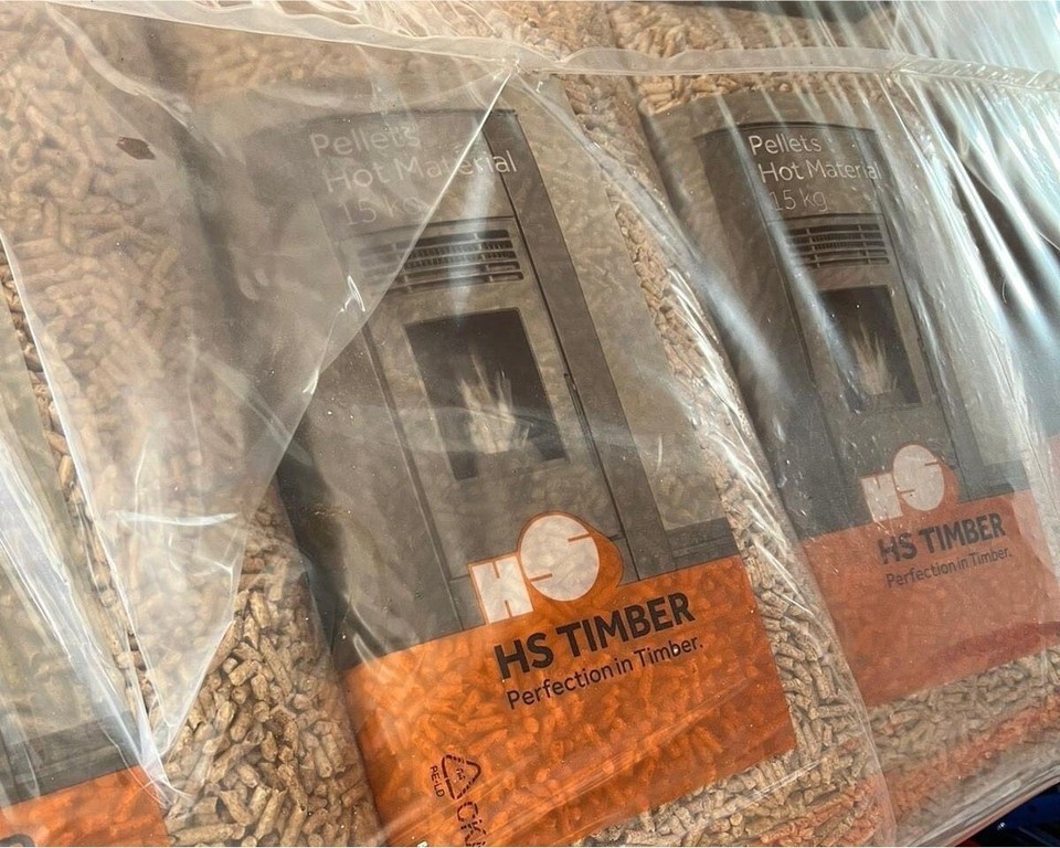 Holzpellets Palette 990kg (66 x 15 kg) HS TIMBER PELLETS | eBay