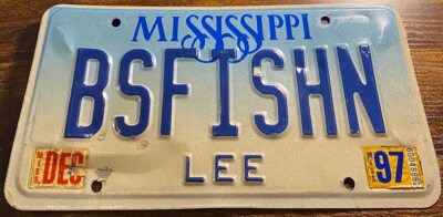 BSFISHN Vanity License Plate Bass Fishing Bassmaster Bass Pro Shops ...