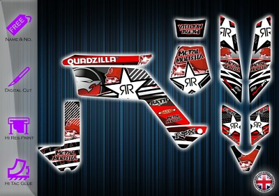 QUADZILLA 300 XLC SPORT STICKERS - GRAPHICS KIT - XLC DECALS - GRAPHICS ...