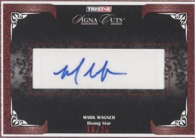 2008 TRISTAR Signa Cuts Cut Autographs - Mark Wagner Red /25 (AU) for ...