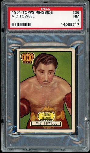 1951 Topps Ringside Boxing #36 Vic Toweel PSA 7 | eBay