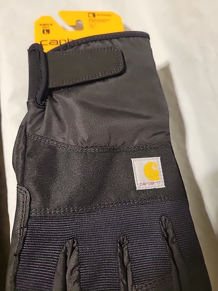 Carhartt Men Waterproof Thermal Lined Secure Cuff Glove Size L GL0843 ...