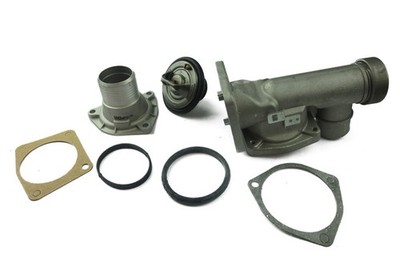 Upgraded Alloy Thermostat Housing & Thermostat, Jaguar XJ8 / XK8 ...