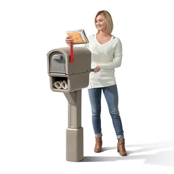 Step2 MailMaster Express Plus Plastic Mailbox Mocha Finish | eBay