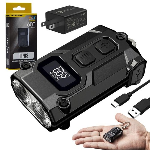 Nitecore TINI3 MCT Multiple Color Temperatures Keychain Light w/ 3Amp ...