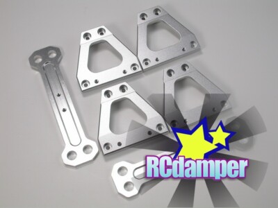 ALLOY SIDE BODY POST STAY MOUNT S w/ BODY PLATE 6PCS TAMIYA TXT-1 TXT1 ...