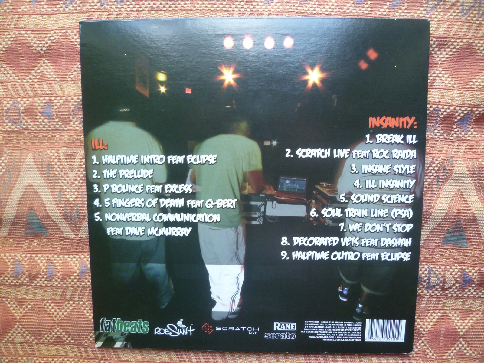 ILL INSANITY - GROUND XERO ( LP US 2008 Hip Hop Cut Up NM / NM ) | eBay