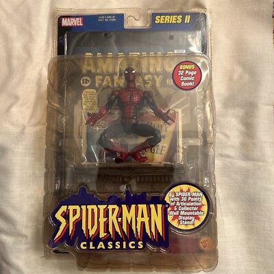 SPIDERMAN CLASSICS “AMAZING FANTASY 15” Marvel Legends 2001 ToyBiz. MIP ...